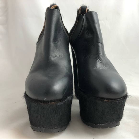 tba | Shoes | Tba To Be Announced 8m Black Platform Ankle Boots | Poshmark